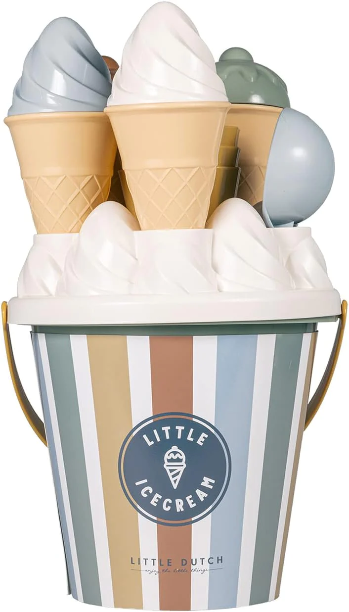 Ice Cream Beach Bucket 14 pcs - Ocean Dreams Pink - Little & Co